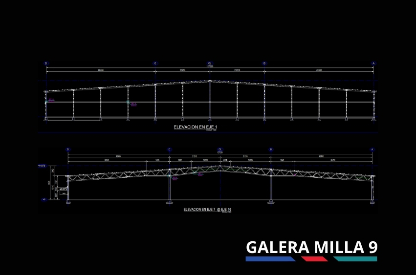 Galera Milla 9: estructura en concreto reforzado | ADIPSA